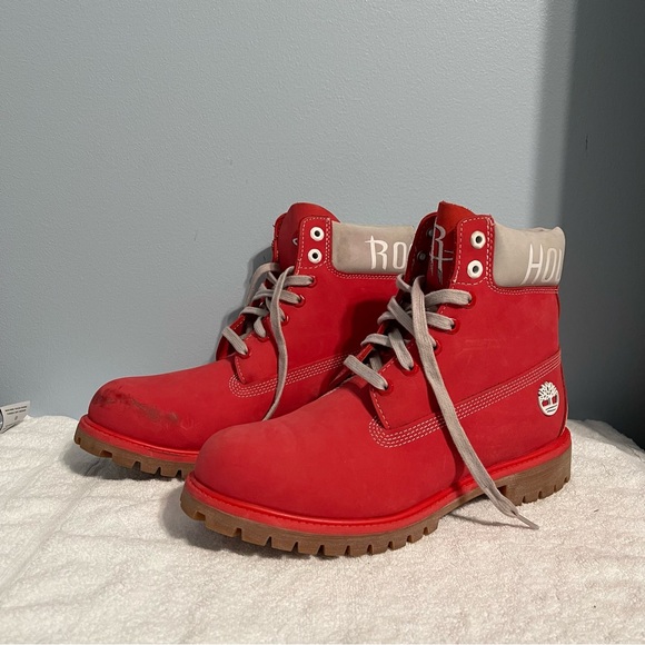 Timberland | Shoes | Nba X Timberland Mens Houston Rocket Nubuck Red ...